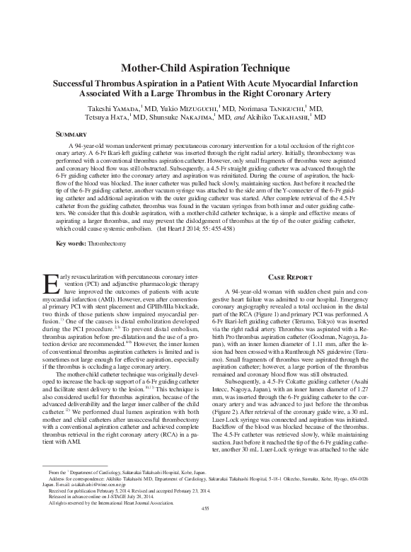 (PDF) Mother-Child Aspiration Technique