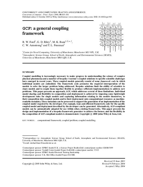 (PDF) GCF: a general coupling framework