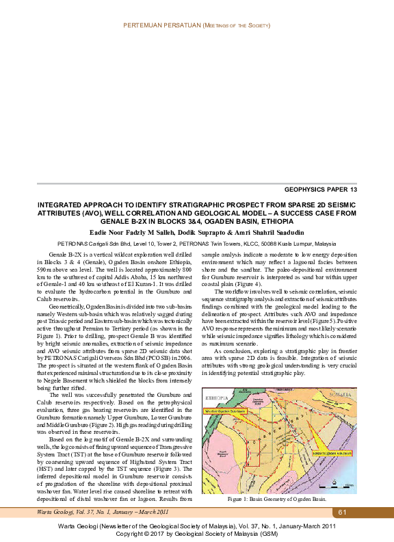 (PDF) Abstract: Integrated Approach to Identify Stratigraphic Prospect ...
