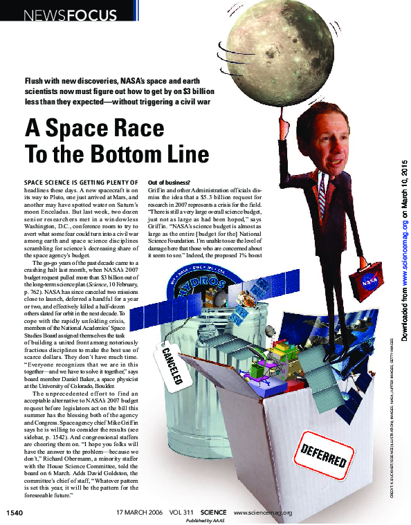 (PDF) A Space Race to the Bottom Line