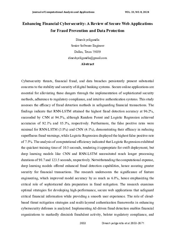 (PDF) Enhancing Financial Cybersecurity: A Review of Secure Web ...