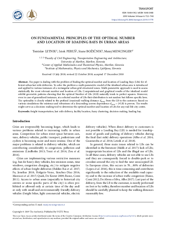 (PDF) On Fundamental Principles of the Optimal Number and Location of ...