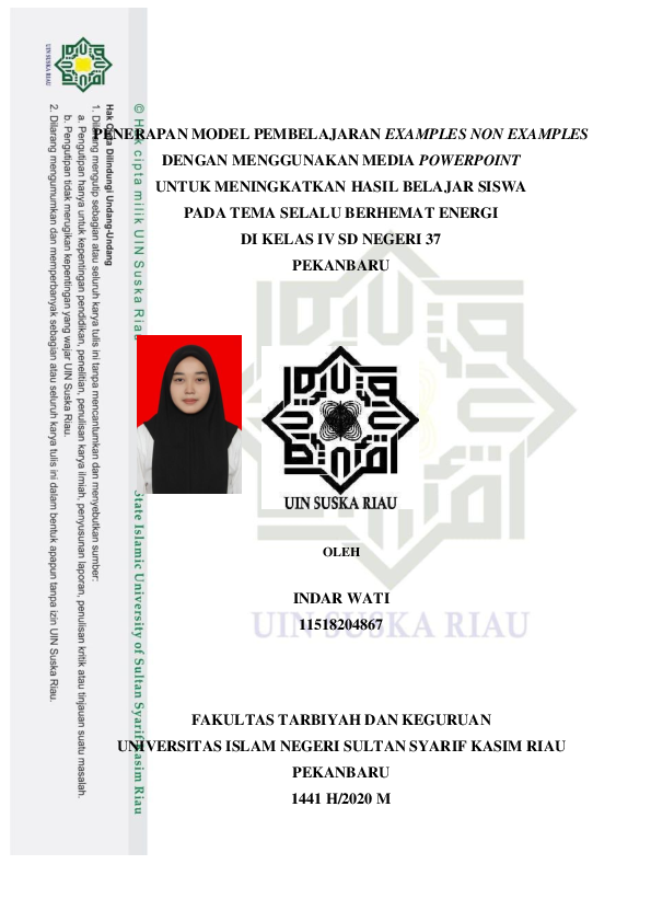 (PDF) Penerapan Model Pembelajaran Examples Non Examples dengan ...