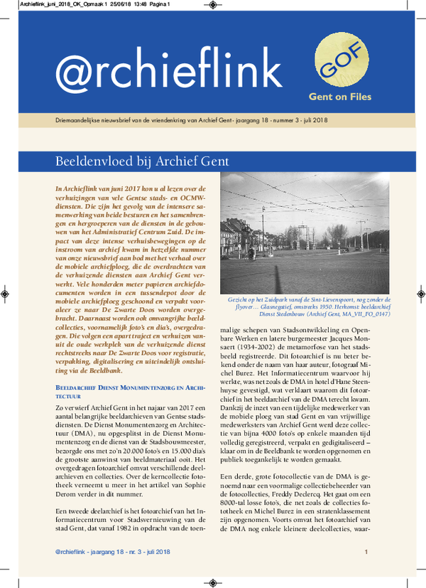 (PDF) Beeldenvloed bij Archief Gent