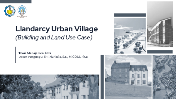 (PDF) Llandarcy Urban Village (Building and Land Use Case)
