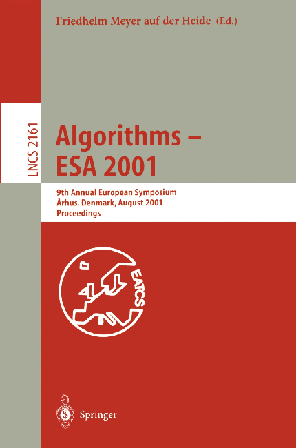 (PDF) Algorithms — ESA 2001