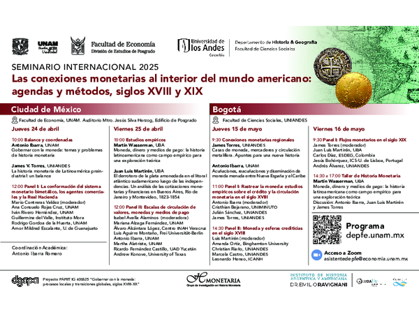 (PDF) Proyecto PAPIIT IG 400625 "Gobernar con la moneda: procesos locales y transiciones ...