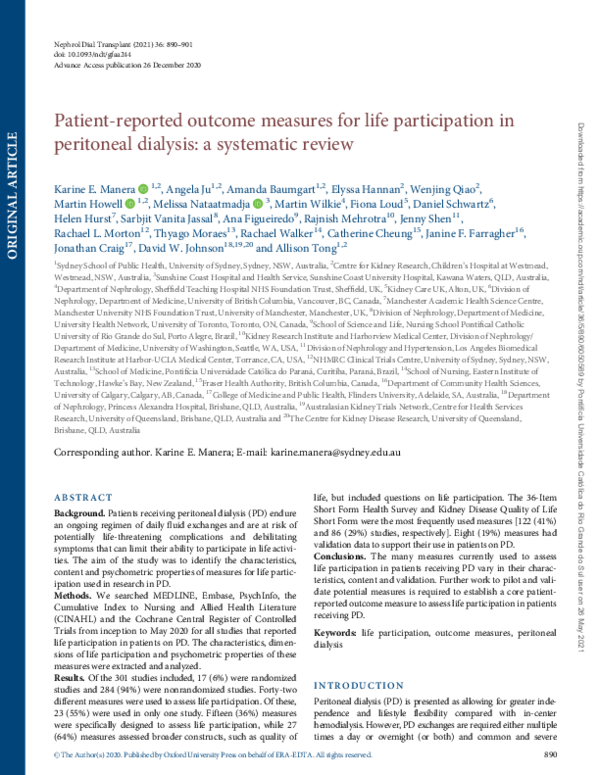 (PDF) Patient-reported outcome measures for life participation in ...