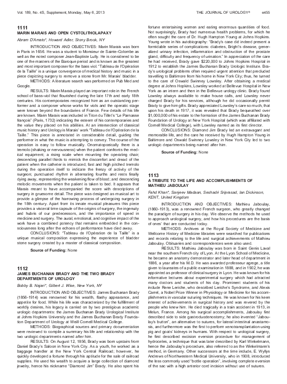 (PDF) 1113 a Tribute to the Life and Accomplishments of Mathieu Jaboulay