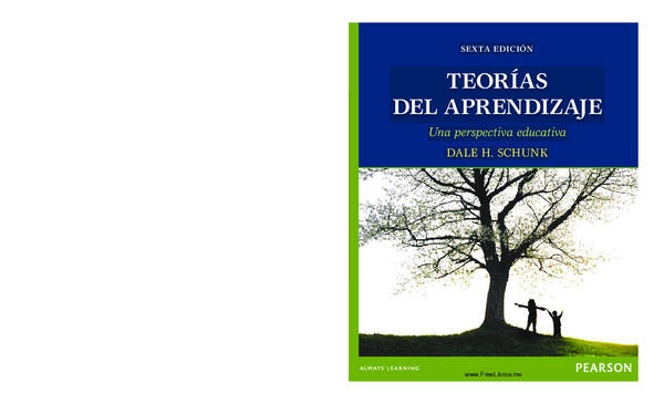 (PDF) TEORIAS DEL APRENDIZAJE. DALE SCHUNK.
