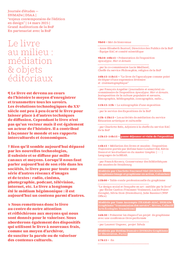 (PDF) "Médiation des livres et musées : l'exposition TRAJECTOIRES ...