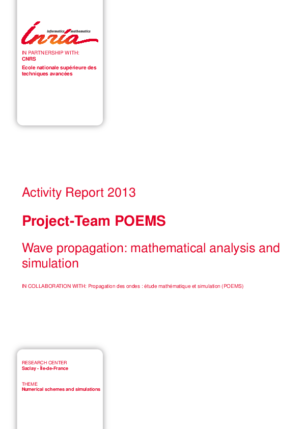 (PDF) Wave propagation: Mathematical Analysis and Simulation