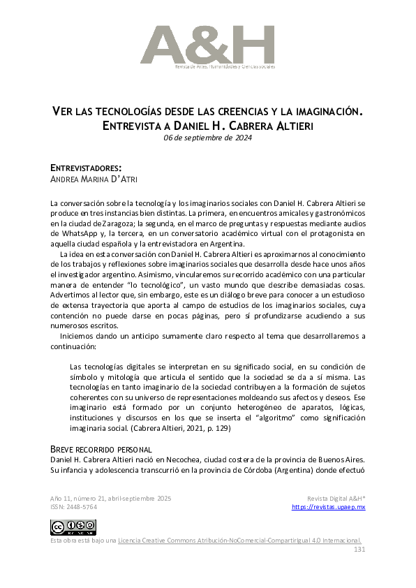 (PDF) Ver las tecnologías desde las creencias y la imaginación ...