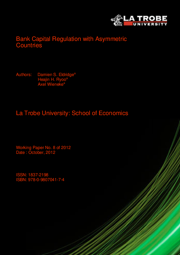 (PDF) Bank Capital Regulation with Asymmetric Countries