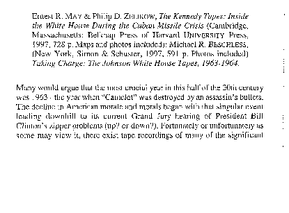 (PDF) The Kennedy Tapes: Inside the White House During the Cuban ...