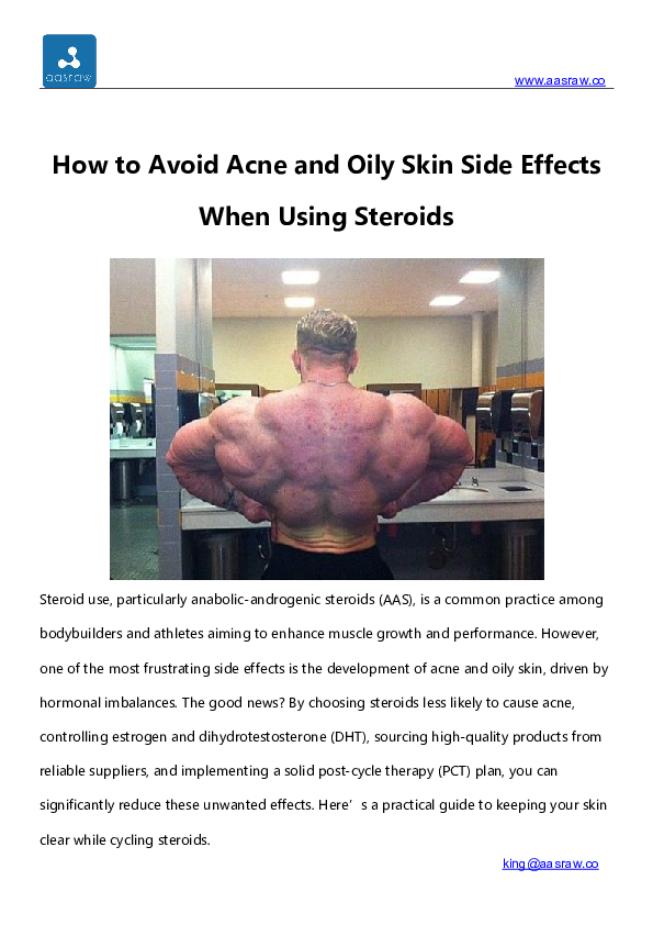 (PDF) How to Avoid Acne and Oily Skin Side Effects When Using Steroids