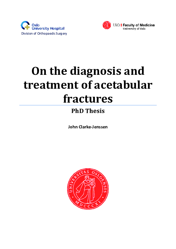 (PDF) Acetabular fracture assessment in four different pelvic trauma ...