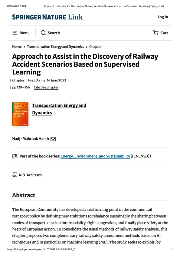 (PDF) Approach to Assist in the Discovery of Railway Accident Scenarios ...