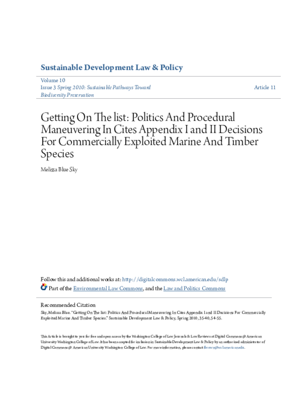 (PDF) Getting On The list: Politics And Procedural Maneuvering In Cites ...
