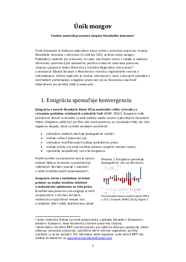 (PDF) Únik mozgov