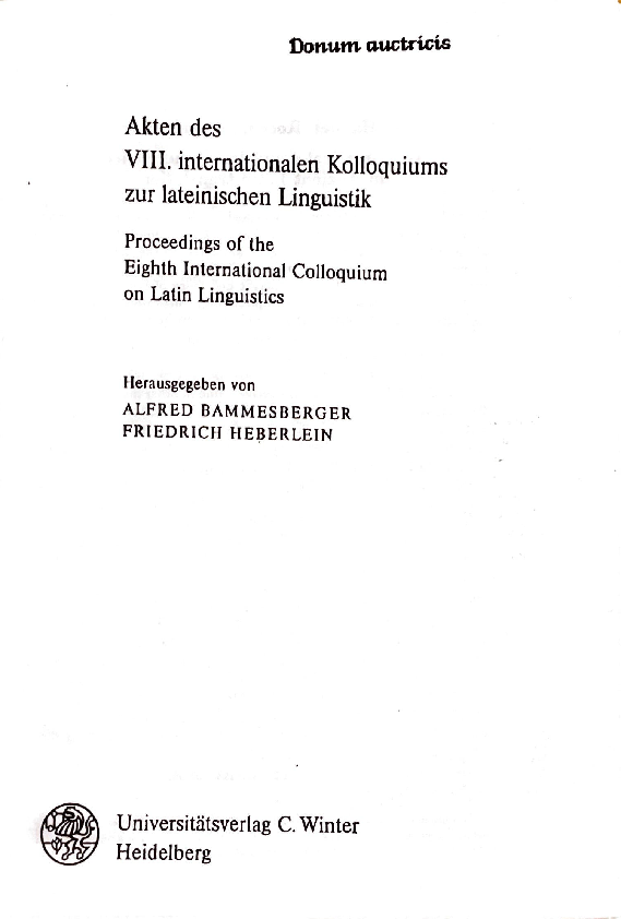 (PDF) Grammatical equivalence and choice in ancient latin translation