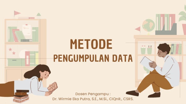 (PDF) PPT Metode Pengumpulan Data