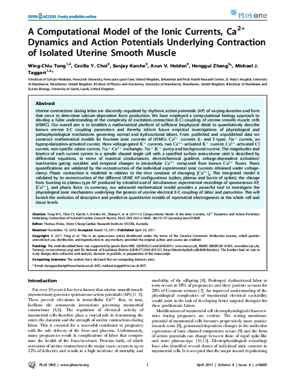 (PDF) Correction: A Computational Model of the Ionic Currents, Ca2+Dynamics and Action ...