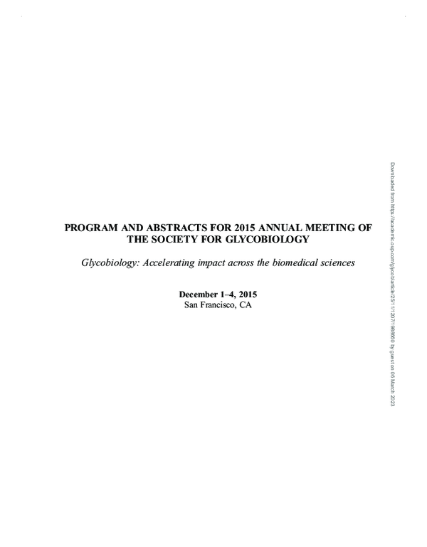 (PDF) Ovarian cancer cells specifically express LacdiNAc and show ...