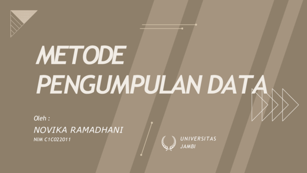 (PDF) Metode pengambilan data ppt