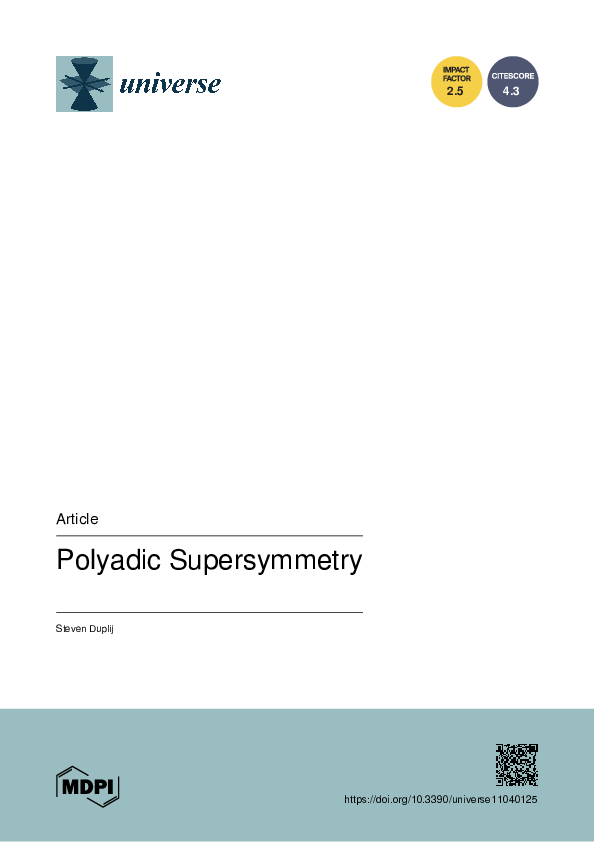 (PDF) Polyadic Supersymmetry