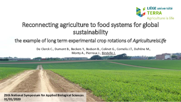 (PDF) Reconnecting agriculture to food systems for global ...