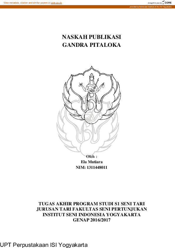 (PDF) Gandra Pitaloka