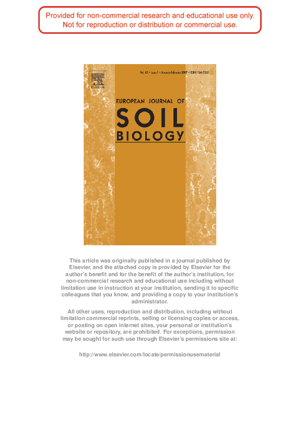 (PDF) Influence of some physicochemical and biological parameters on ...