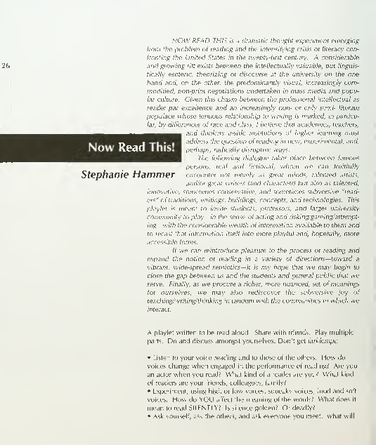 (PDF) Now Read This!