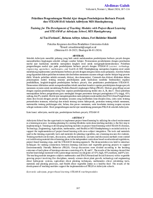 (PDF) Pelatihan Pengembangan Modul Ajar dengan Pembelajaran Berbasis ...