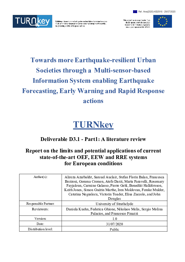 (PDF) Deliverable D3.1: Report on the limits and potential applications of current state-of-the ...