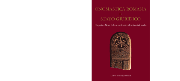 (PDF) Onomastica indigena o romana? Qualche caso “problematico” fra ...