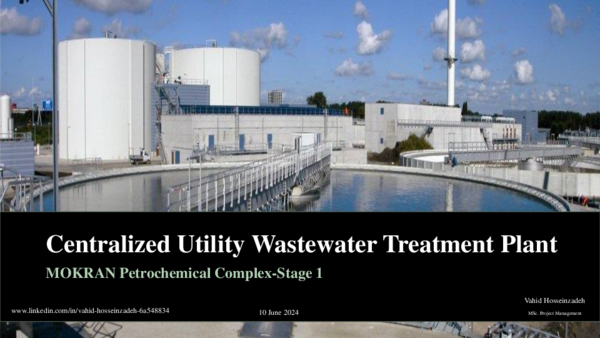 (PDF) Centralized Utility Wastewater Treatment Plant MOKRAN Petrochemical Complex-Stage 1