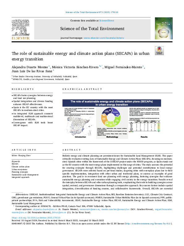 (PDF) The role of sustainable energy and climate action plans (SECAPs ...