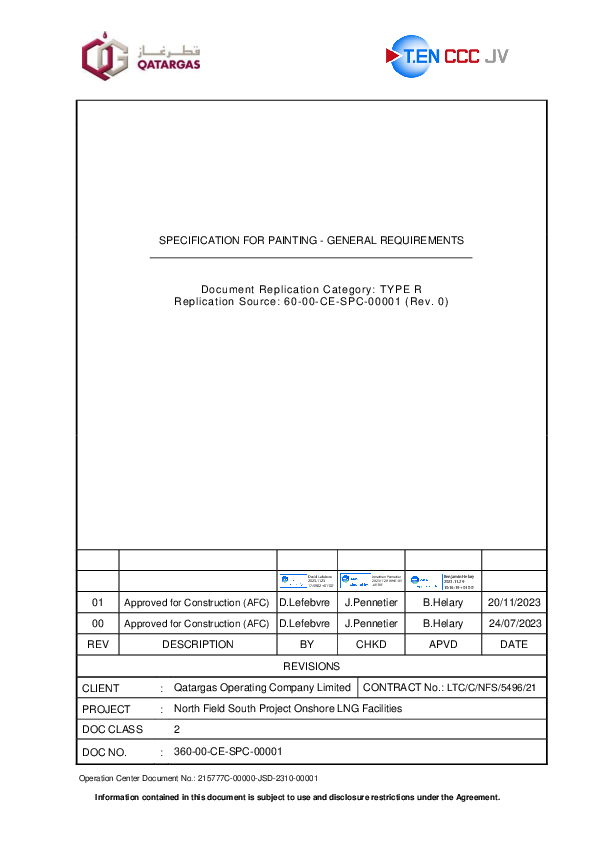 (PDF) CE SPC 00001 0001 01 SPECIFICATION FOR PAINTING GENERAL REQUIREMENTS