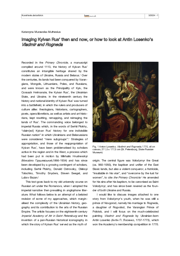 (PDF) Imaging Kyivan Rus'