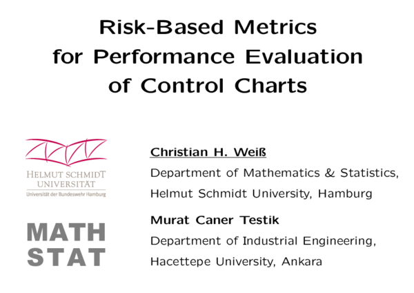 (PDF) Risk‐based metrics for performance evaluation of control charts