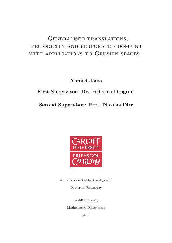 (PDF) Generalised translations, periodicity and perforated domains with ...