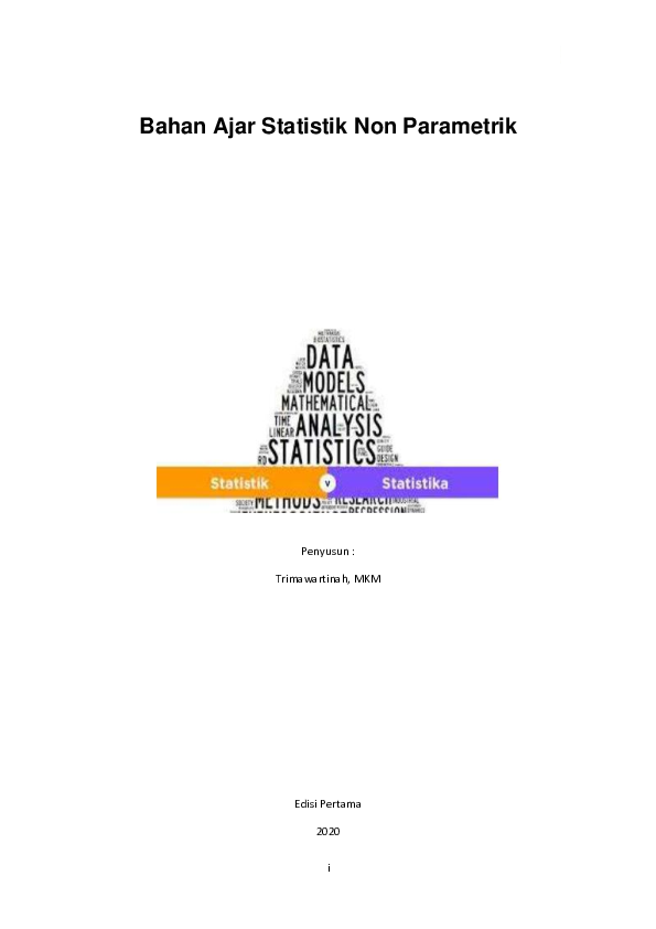 (PDF) Bahan Ajar Statistik Non Parametrik
