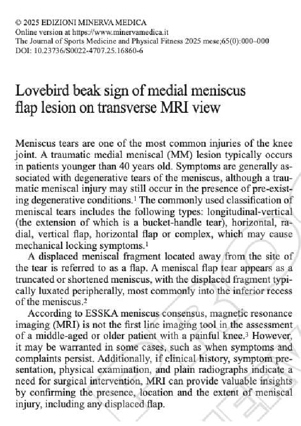 (PDF) Giovanoulis, Vasiliadis et al., 2025, 65, 1-2 Lovebird beak sign
