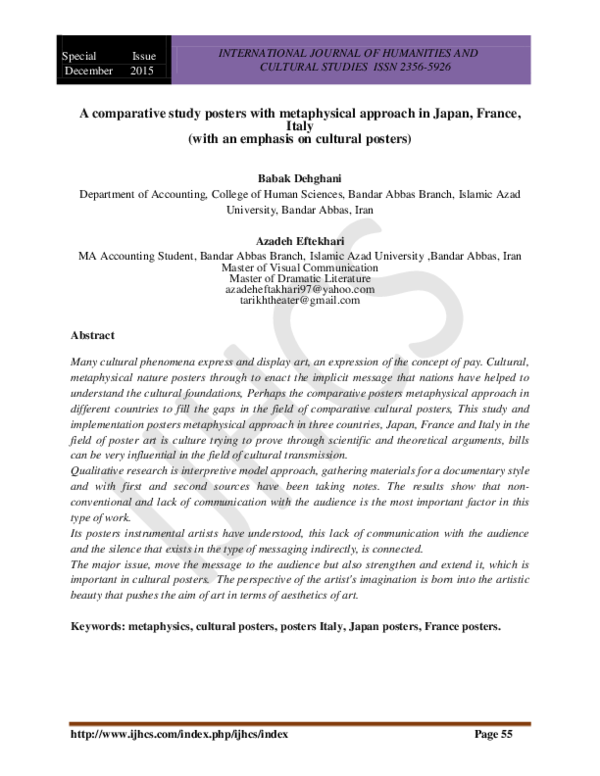 (PDF) A comparative study posters with metaphysical approach in Japan ...