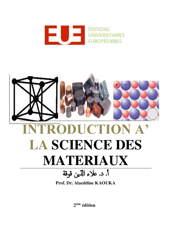 (PDF) INTRODUCTION A' LA SCIENCE DES MATERIAUX