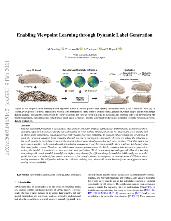 (PDF) Enabling Viewpoint Learning through Dynamic Label Generation