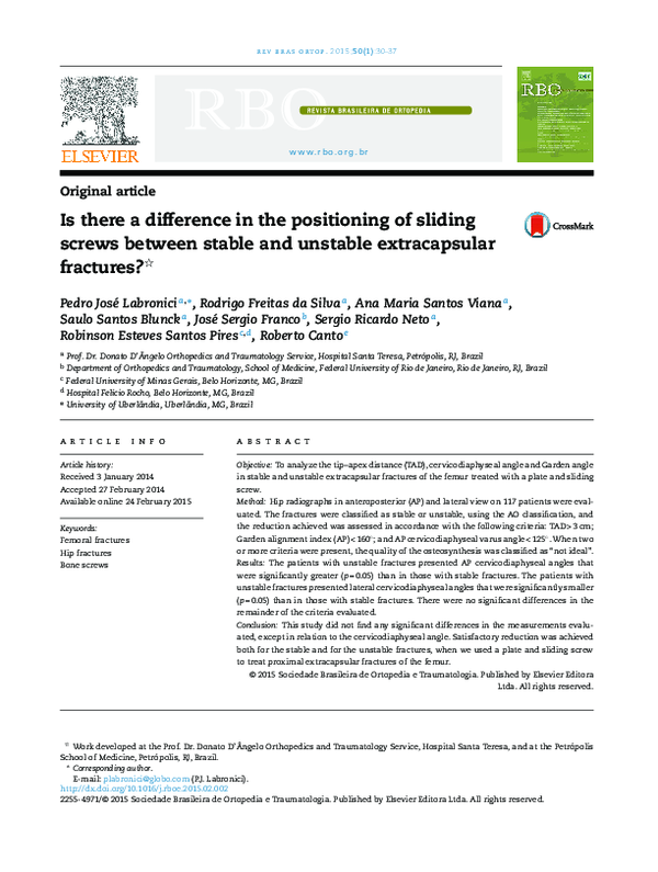 (PDF) Is there a difference in the positioning of sliding screws ...