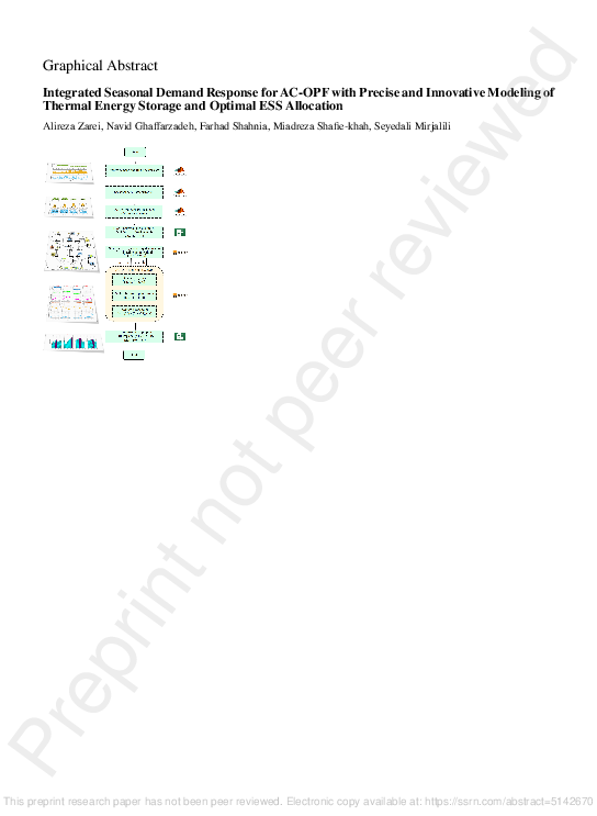 (PDF) Integrated Seasonal Demand Response for AC-OPF with Precise and ...
